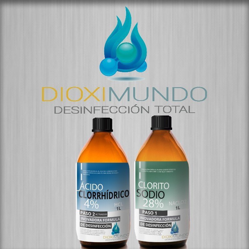 Kit CD Clorito de Sodio y Activador HCI 1L